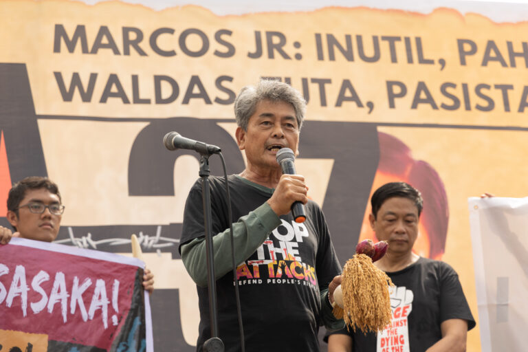 Long-time farmer leader Danilo Ramos announces senate bid